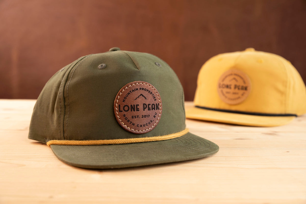 Custom Rope Hats | Leather Patch Rope Hats – C. Richard's Leather