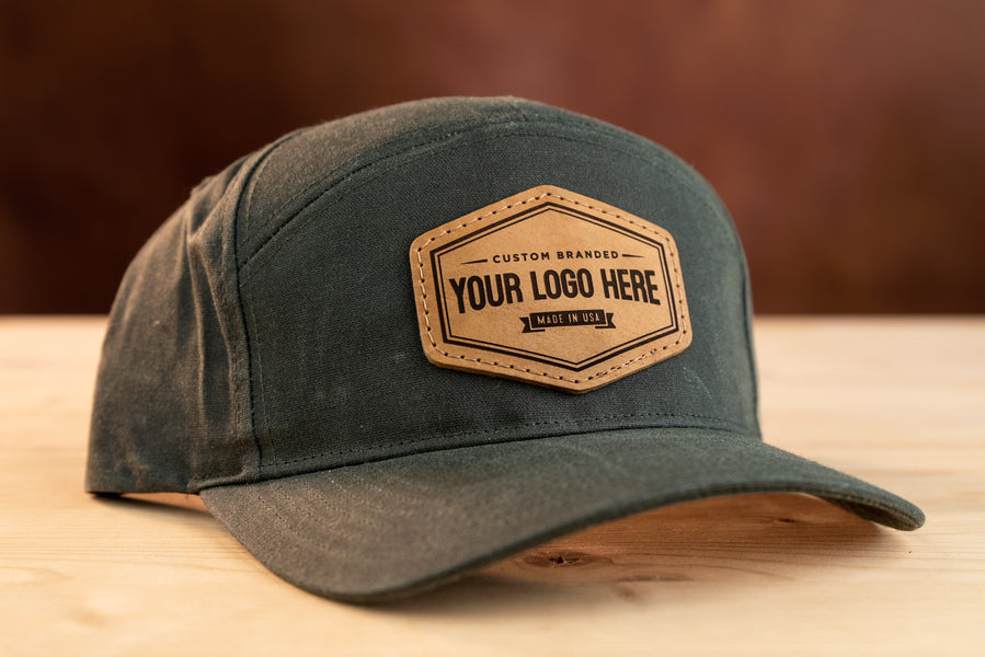 Waxed Canvas Hat | Custom Leather Patch Hat – C. Richard's Leather