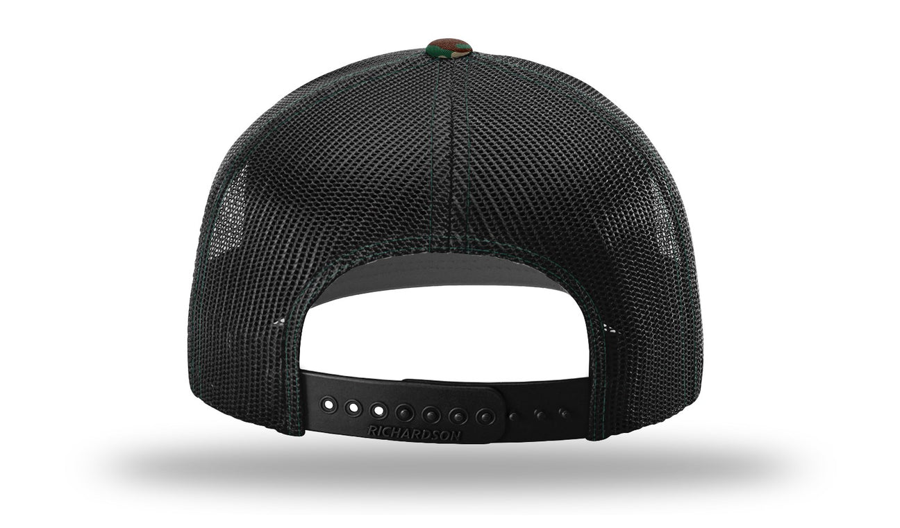 Richardson 112P Camo Hat | Custom Leather Patch Hat – C. Richard's Leather